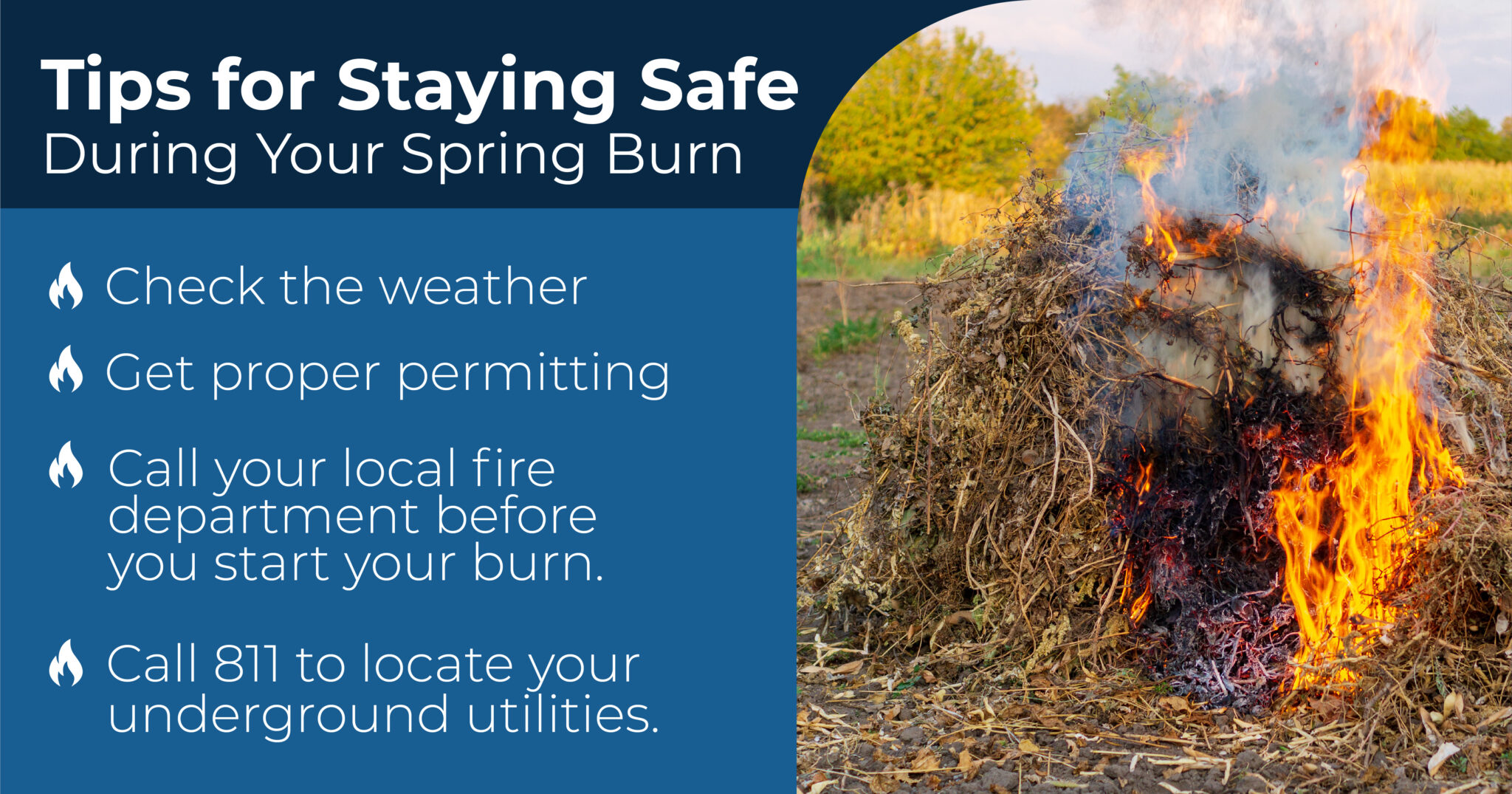 Colorado Spring Burn Safety Tips | Luminate Broadband